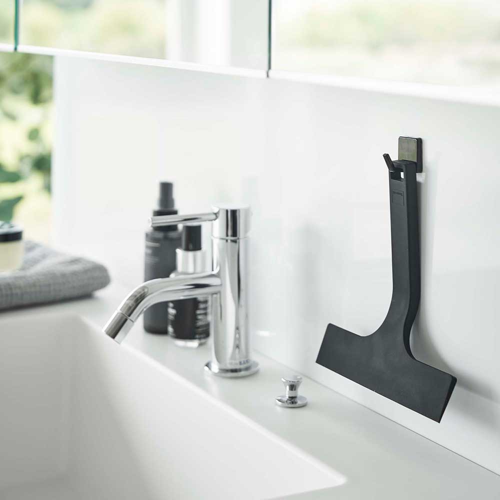 【正規販売店】マグネット水切りワイパー タワー S 山崎実業 tower ホワイト ブラック 7301 7302 スクイージー スキージー シリコン シリコーン ハンディ タワーシリーズ ...