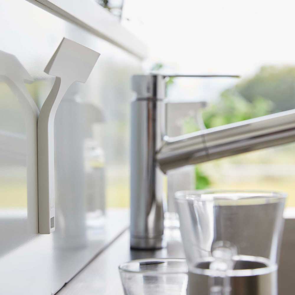 【正規販売店】マグネット水切りワイパー タワー S 山崎実業 tower ホワイト ブラック 7301 7302 スクイージー スキージー シリコン シリコーン ハンディ タワーシリーズ ...