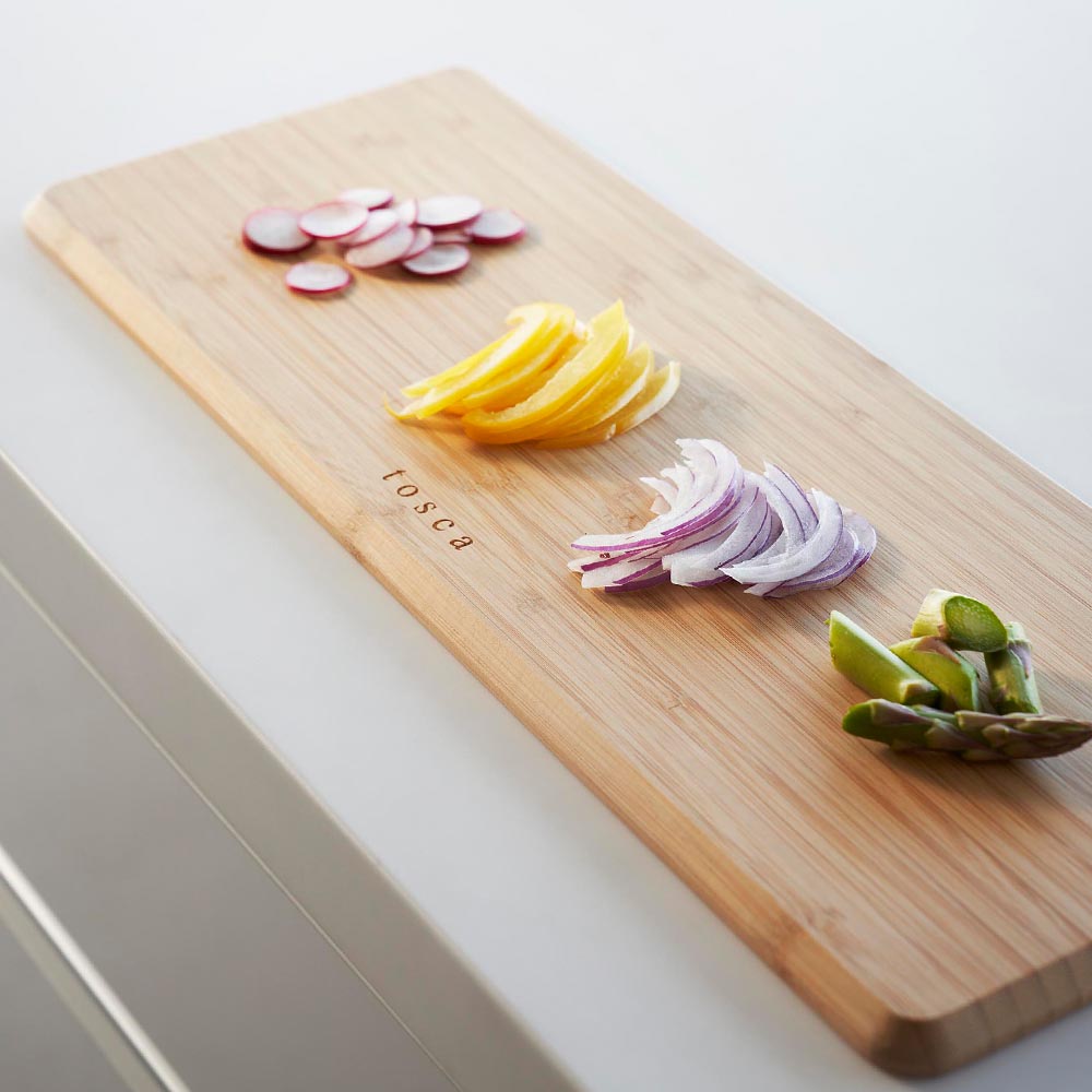 【正規販売店】まな板 トスカ ロング 山崎実業 tosca ホワイト 3697|ビューティーパーク（BEAUTY PARK）美容通販サイト