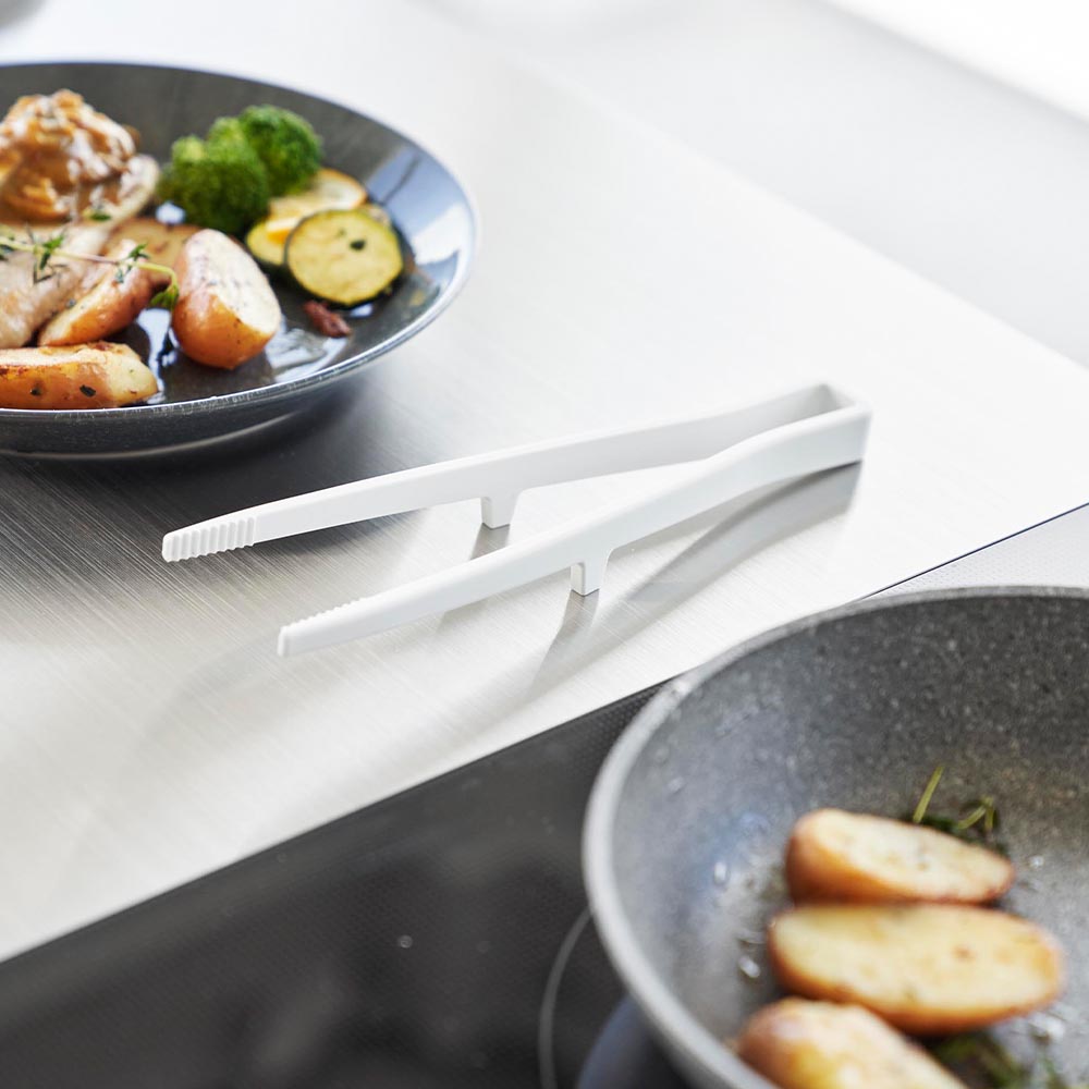 【正規販売店】シリコーン菜箸トング タワー S 山崎実業 tower 20cm ホワイト ブラック 1598 1599 シリコン キッチン 食洗機対応 タワーシリーズ yamazaki ...