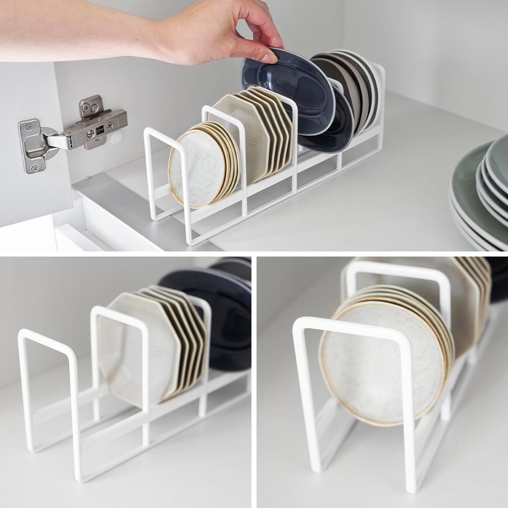 【正規販売店】豆皿収納ラック タワー 山崎実業 tower ホワイト ブラック 1395 1396 ディッシュ ラック スタンド 小鉢 取り皿 食器 収納 タワーシリーズ yamazaki ...