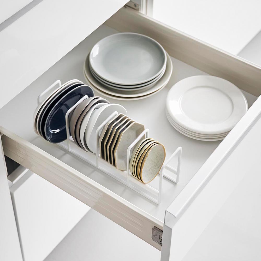 【正規販売店】豆皿収納ラック タワー 山崎実業 tower ホワイト ブラック 1395 1396 ディッシュ ラック スタンド 小鉢 取り皿 食器 収納 タワーシリーズ yamazaki ...